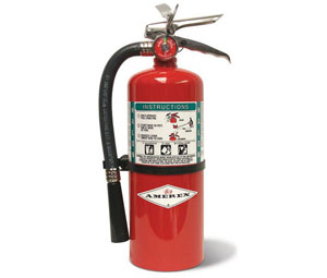 Amerex DDPAX369 HALON 1211 Fire Extinguisher - 9 lb Brass Valve w/Wall ...