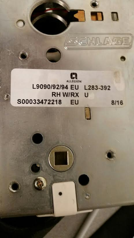 Schlage Cmp L9090LB Elec Lb L9090,L9092,L9094 12/24V Fs/Fse